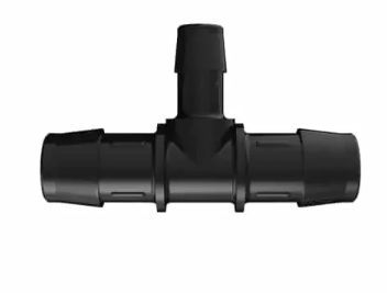 B-ER-100032-BN Black Nylon reducing Tee 3/4ID x 1/2ID