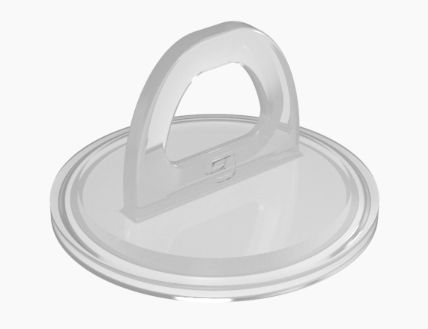 B-ES-100015-PP-QC Cleanroom 1.0 and 1.5 Sanitary Flange Blank-Off cap ...