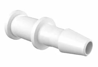 B-EP-100007-WP White Polypropylene Barbed Plug 3/16